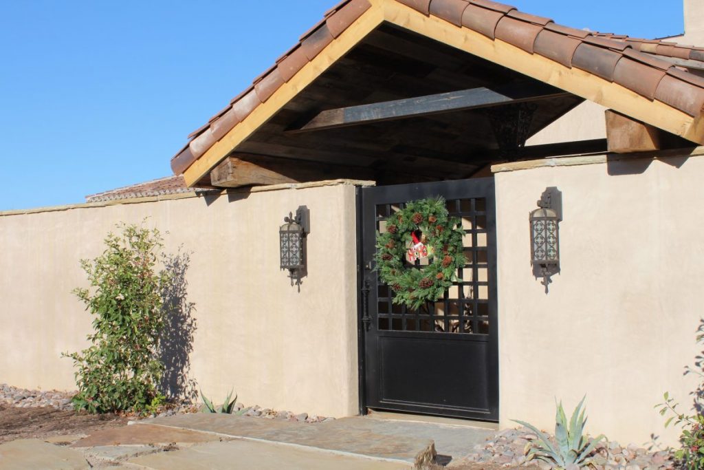 Custom Courtyard Gates (or Doors) – Chamberlin CLIENT PROFILE ...