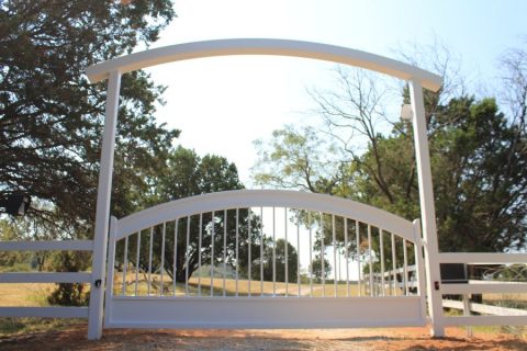 Arched vs Straight Driveway Gate Designs - Aberdeen Gate