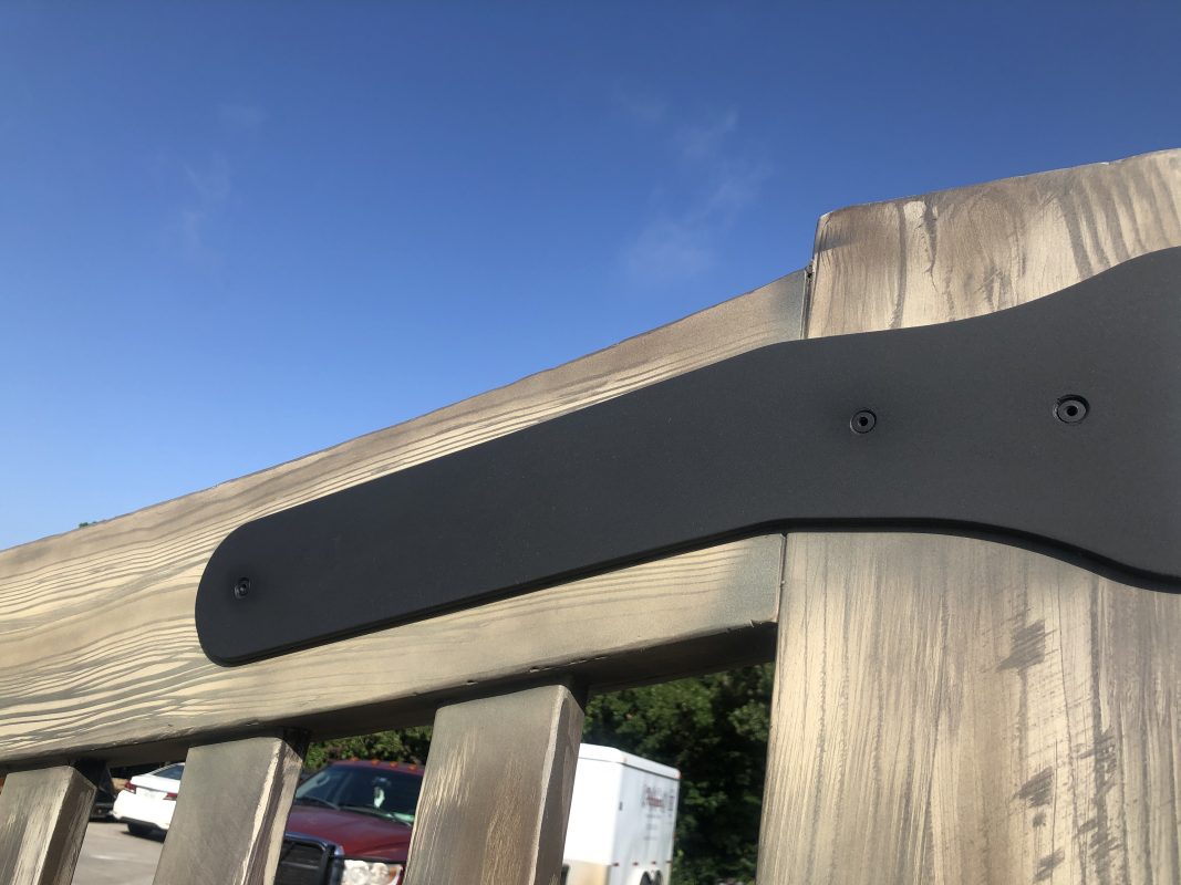 Faux-Painted Weathered Wood Gate - Aberdeen Gate