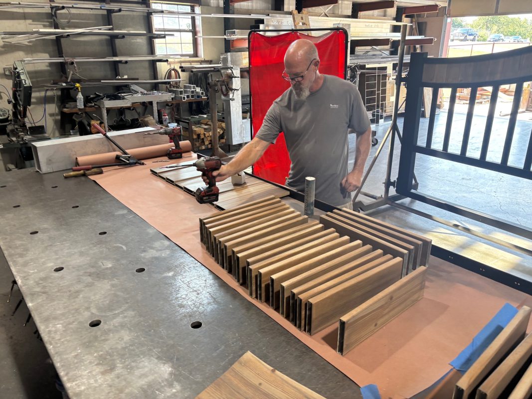 Faux-Wood Aluminum Ranch Gates - Aberdeen Gate